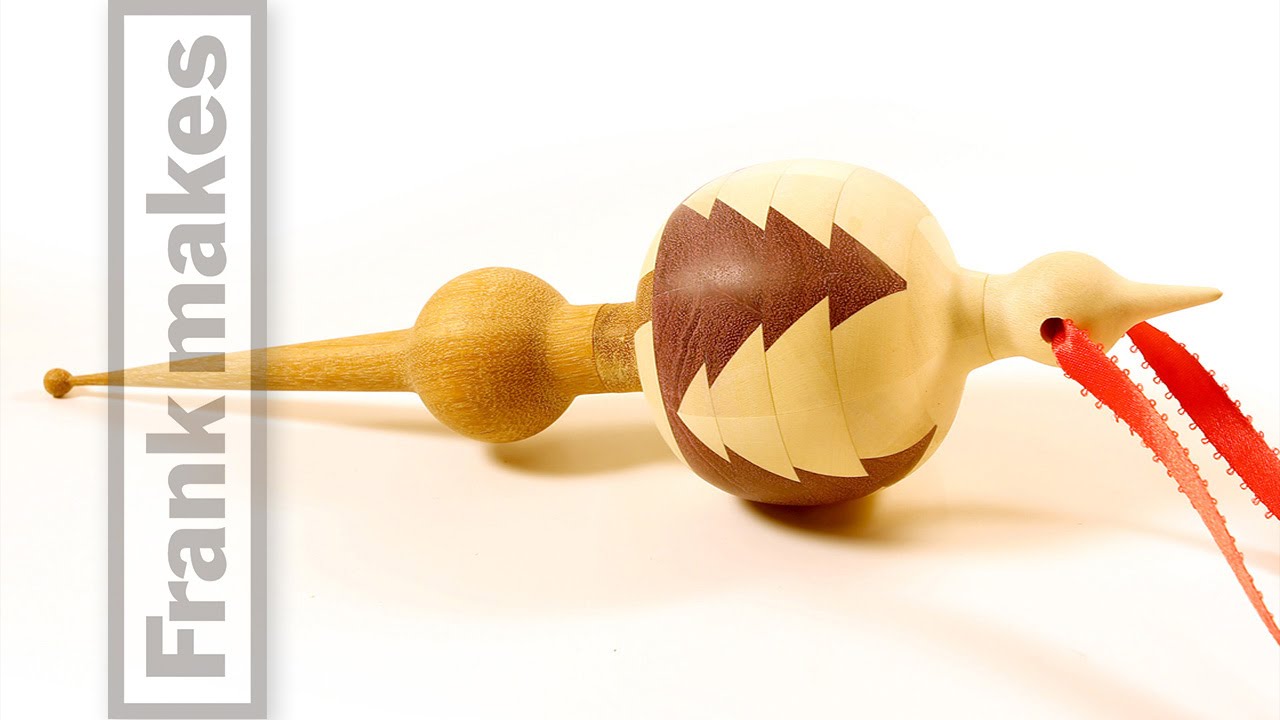 Woodturning a Segmented Christmas Ornament – Frank makes