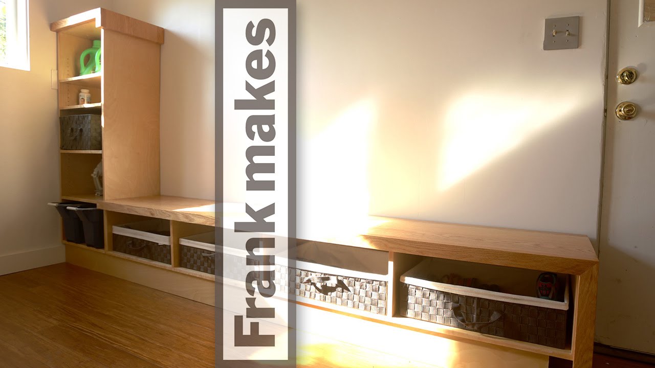 Shoe and Laundry Storage Bench – Frank makes